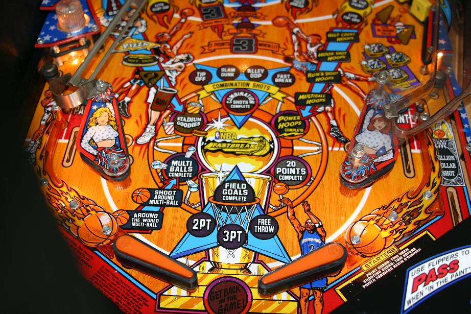 1997 Bally NBA Fastbreak Pinball Machine